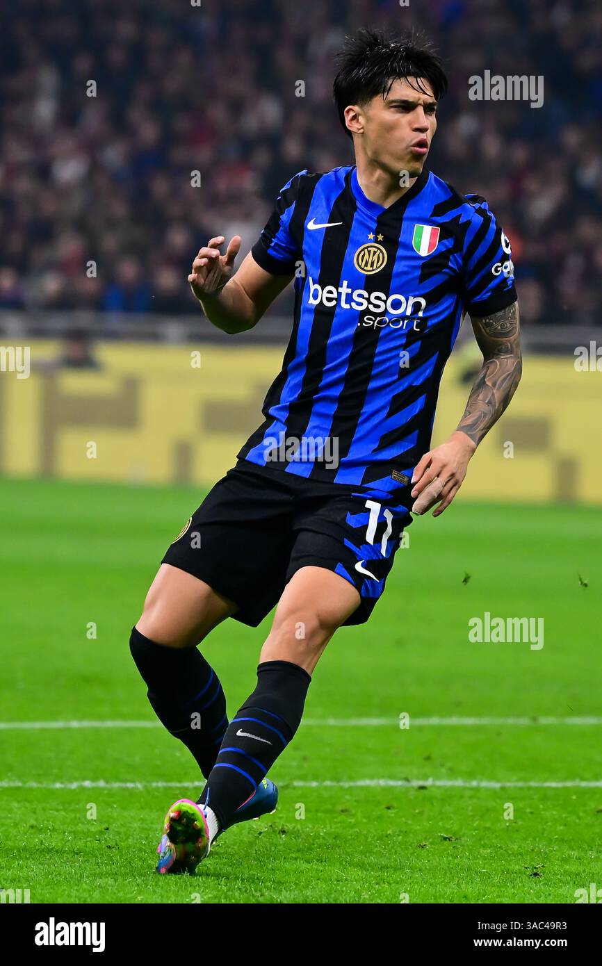 Inter Milan's Argentinian forward #11 Joaquín Correa during the Coppa ...