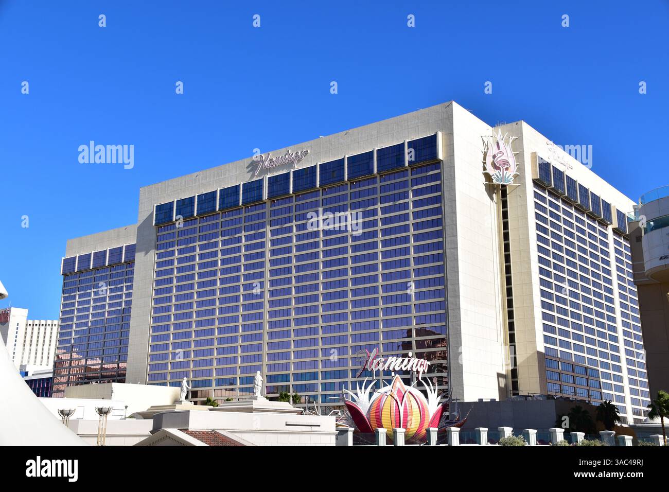 The Flamingo hotel building on the Las Vegas Strip Stock Photo - Alamy
