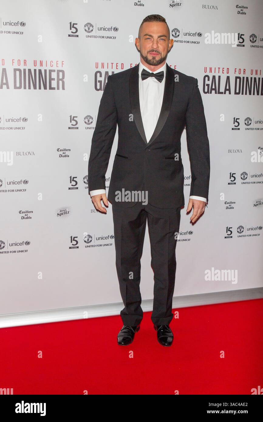 Robin Windsor attends United for UNICEF Gala Dinner at Old Trafford ...