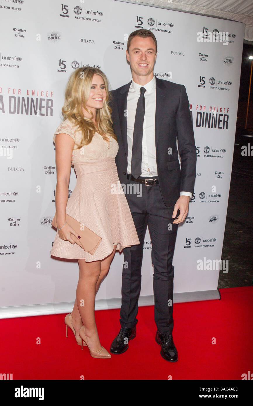 Johnny Evans and Helen Evans attend United for UNICEF Gala Dinner at ...