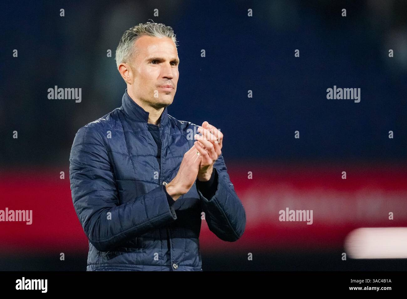Rotterdam - Feyenoord coach Robin van Persie during the match between ...