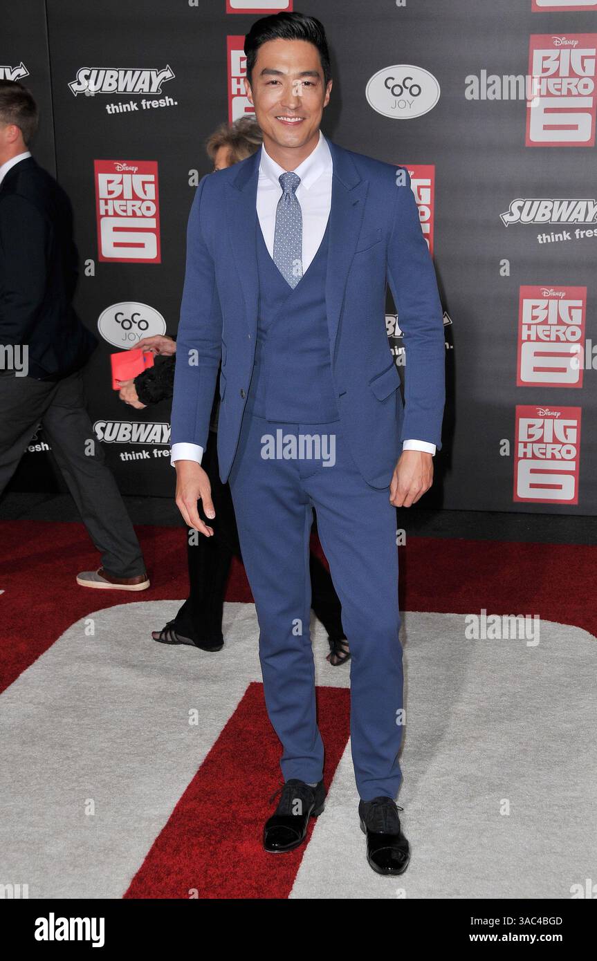 Daniel Henney at the Big Hero 6 Premiere held at the El Capitan Theater ...