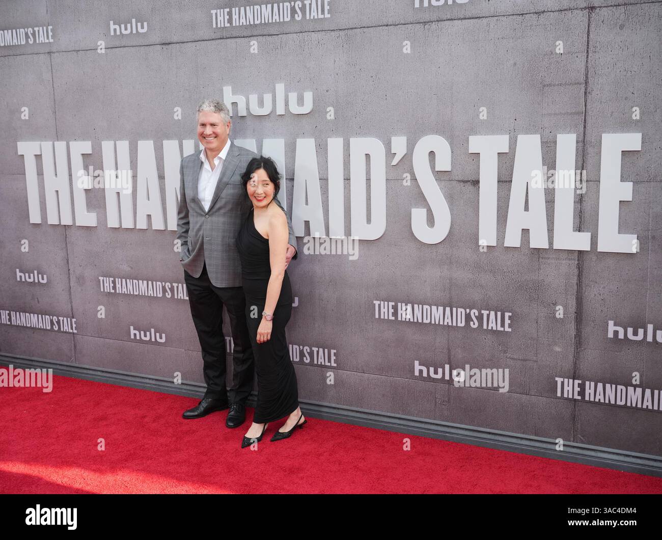 (L-R) Eric Tuchman and Yahlin Chang at the Hulu's THE HANDMAID'S TALE ...