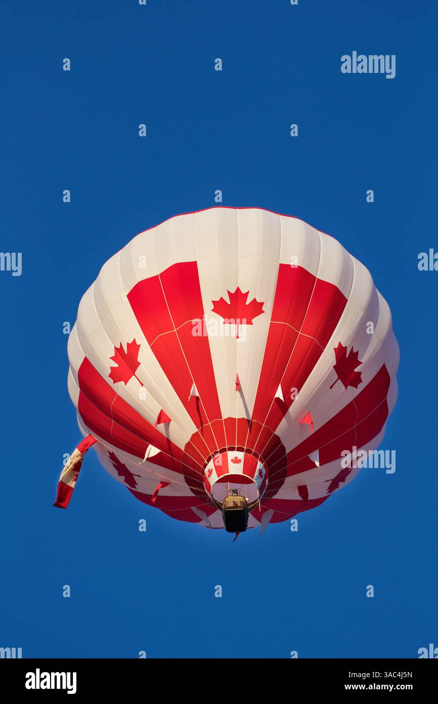 Aerial view canadian flag flying hi-res stock photography and images ...