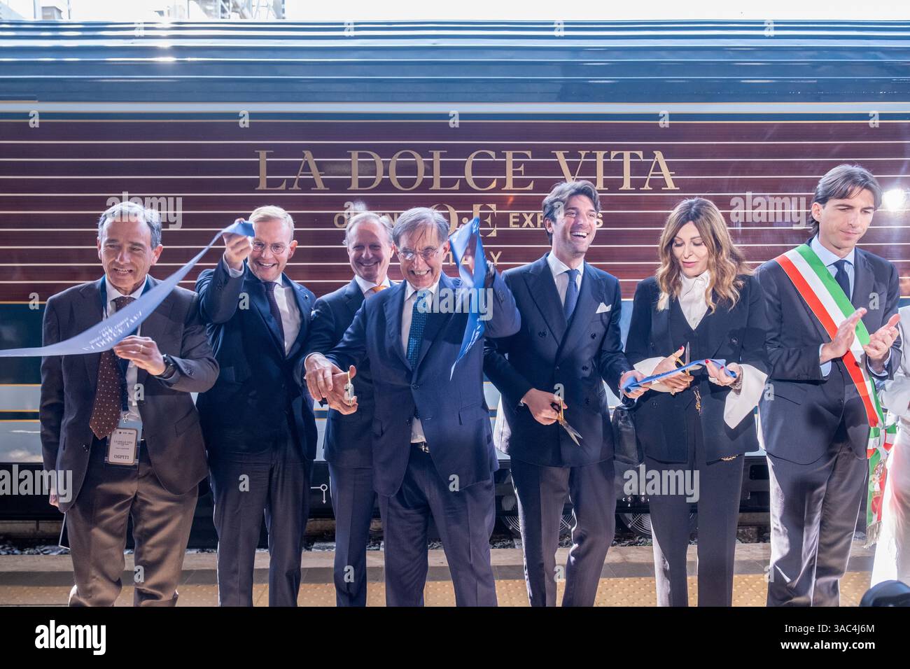 Roma, Italia. 03rd Apr, 2025. Il Presidente del Senato Ignazio La Russa ...