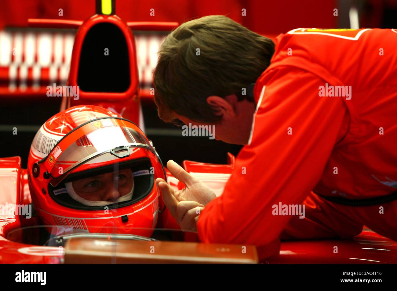 Michael Schumacher (GER) tests for Ferrari. ..Formula One Testing, Day ...