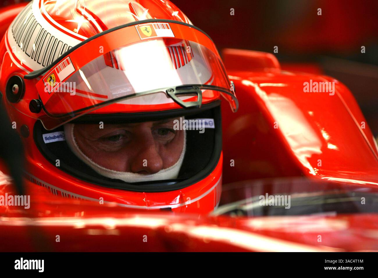 Michael Schumacher (GER) tests for Ferrari. ..Formula One Testing, Day ...