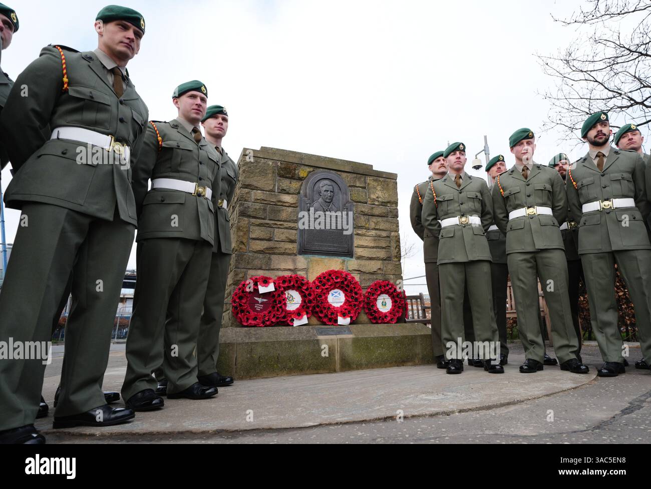 43 Commando at a service attended by First Minister John Swinney who ...