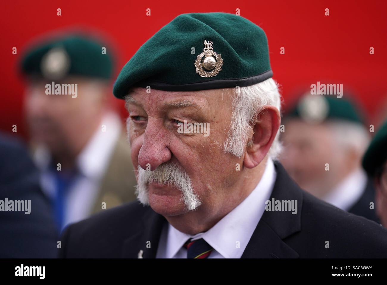 Commando veterans at a service attended by First Minister John Swinney ...