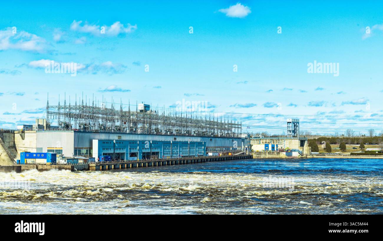 Carillon hydroelectric facility - views Stock Photo - Alamy