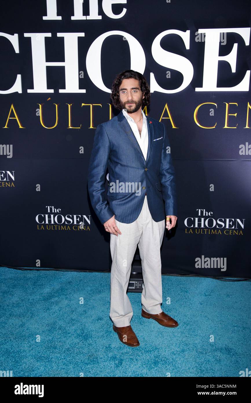 Luke Dimyan attends The Chosen Season 5 Premiere on April 2, 2025 in ...