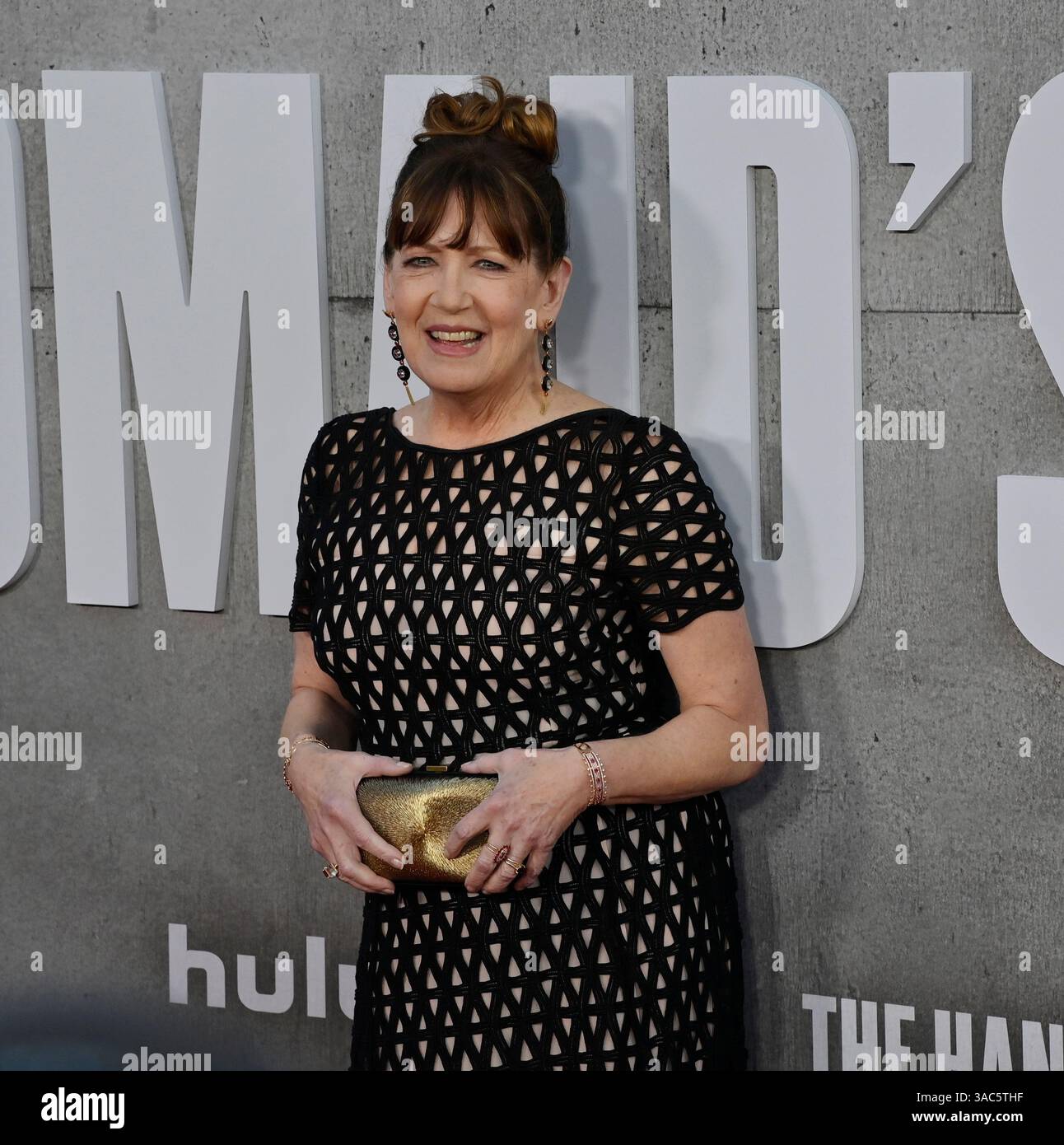 Cast member Ann Dowd attends the premiere of Hulu's sci-fi thriller ...