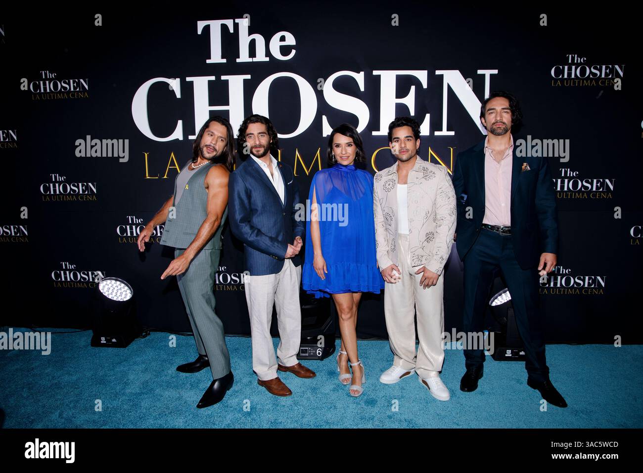 (L-R) Shahar Isaac, Luke Dimyan, Vanessa Benavente, Paras Patel and Abe ...