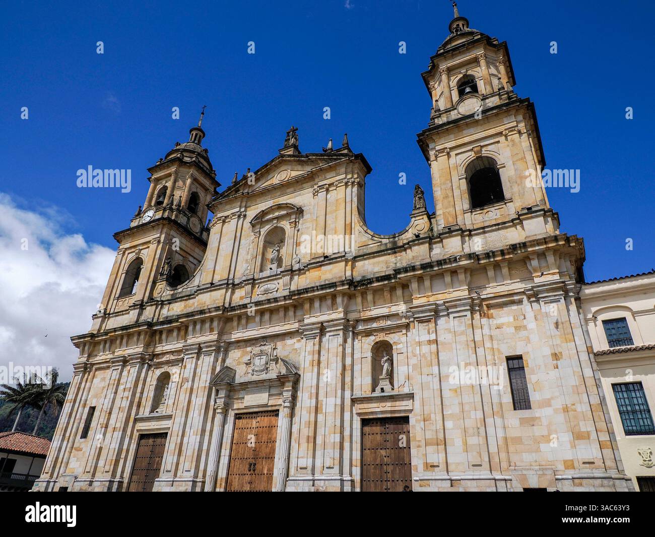 the Candelaria historic downtown district, Bogota colombia Stock Photo ...
