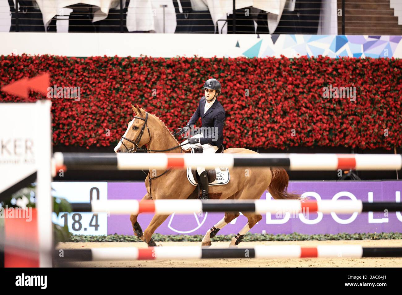 Alex CODINA LERIA of Spain with My Passion vd Donkhoeve during the Prize of Swiss Equestrian ...
