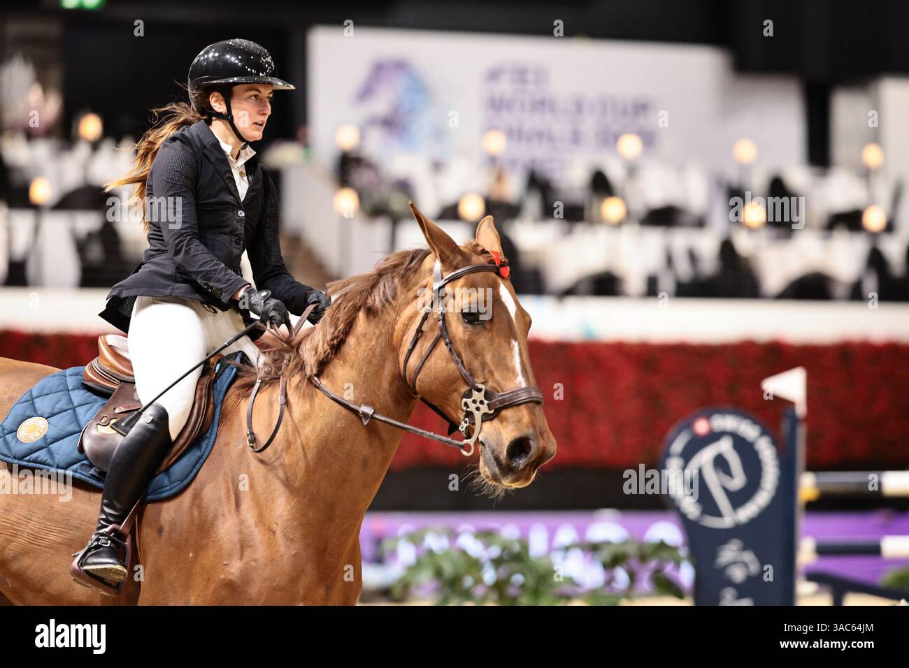 Emma BODIER of France with Elina de Grandry during the Prize of Swiss ...