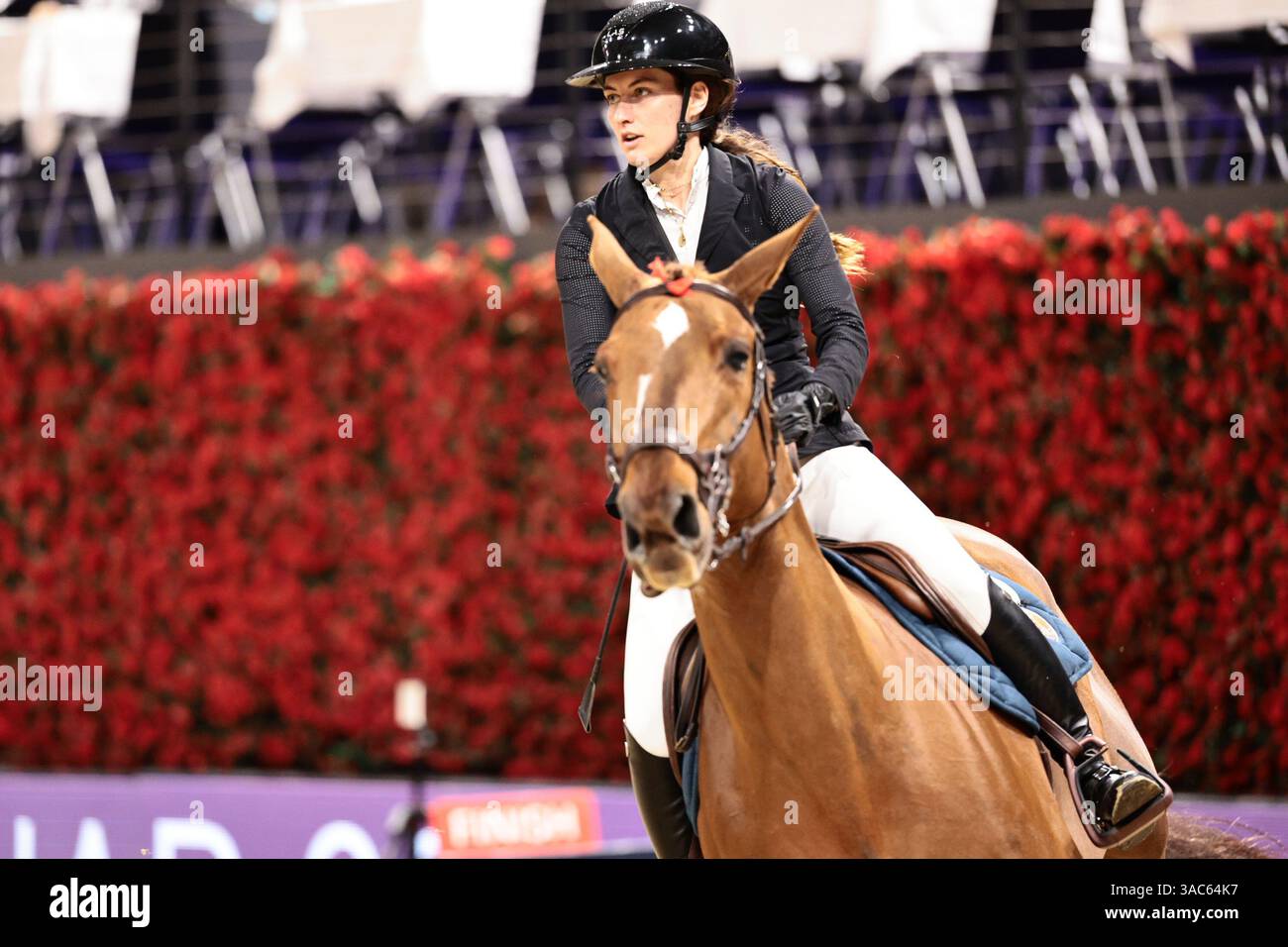 Emma BODIER of France with Elina de Grandry during the Prize of Swiss ...