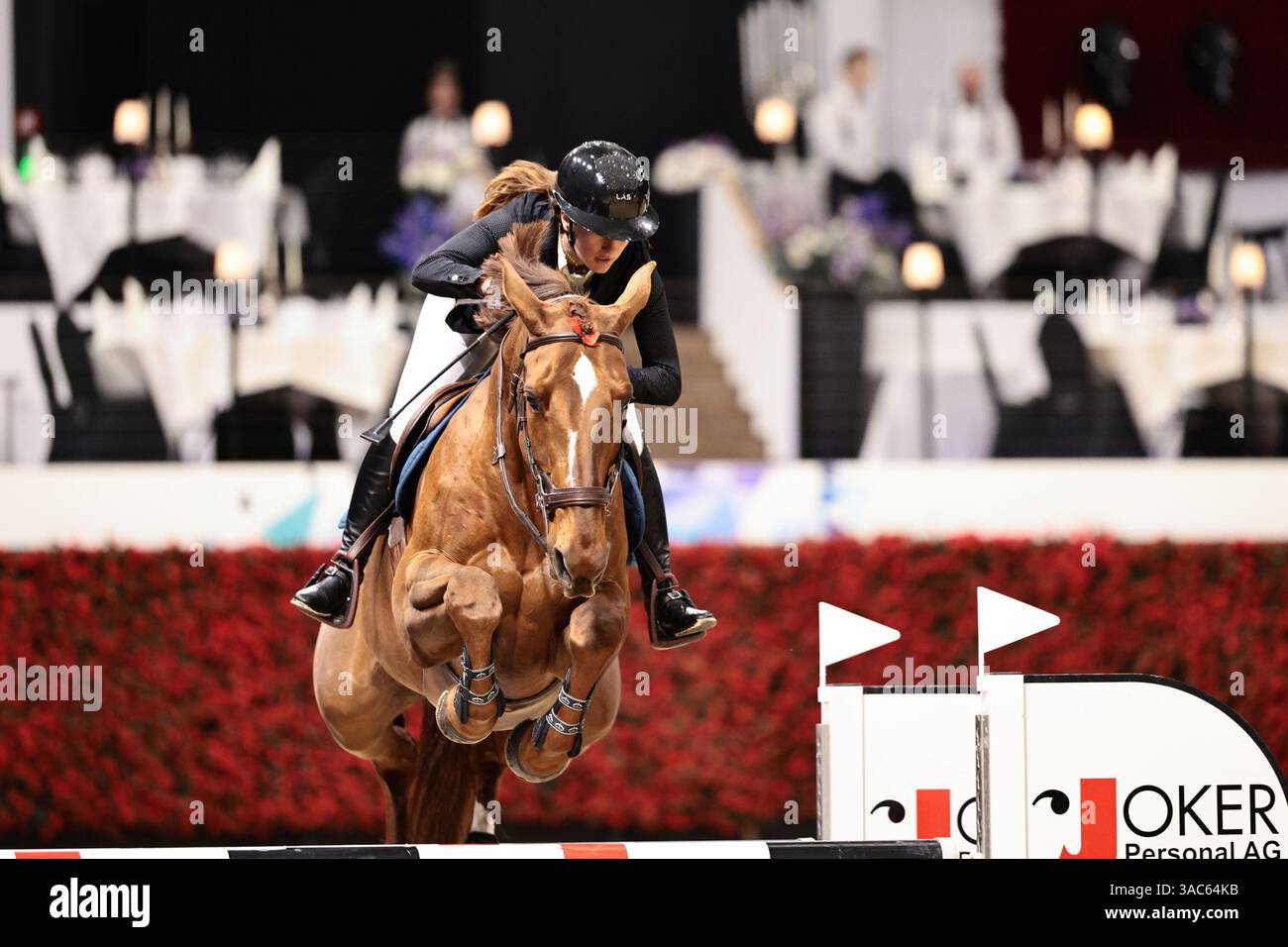 Emma BODIER of France with Elina de Grandry during the Prize of Swiss ...