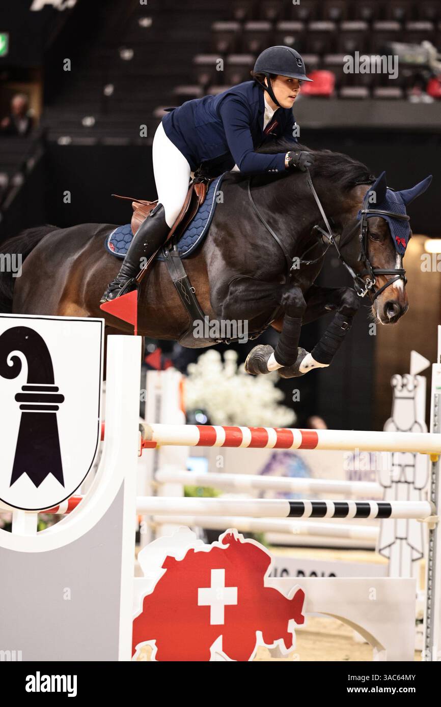 Noora VON BÜLOW of Great Britain with Balinsky during the Prize of ...