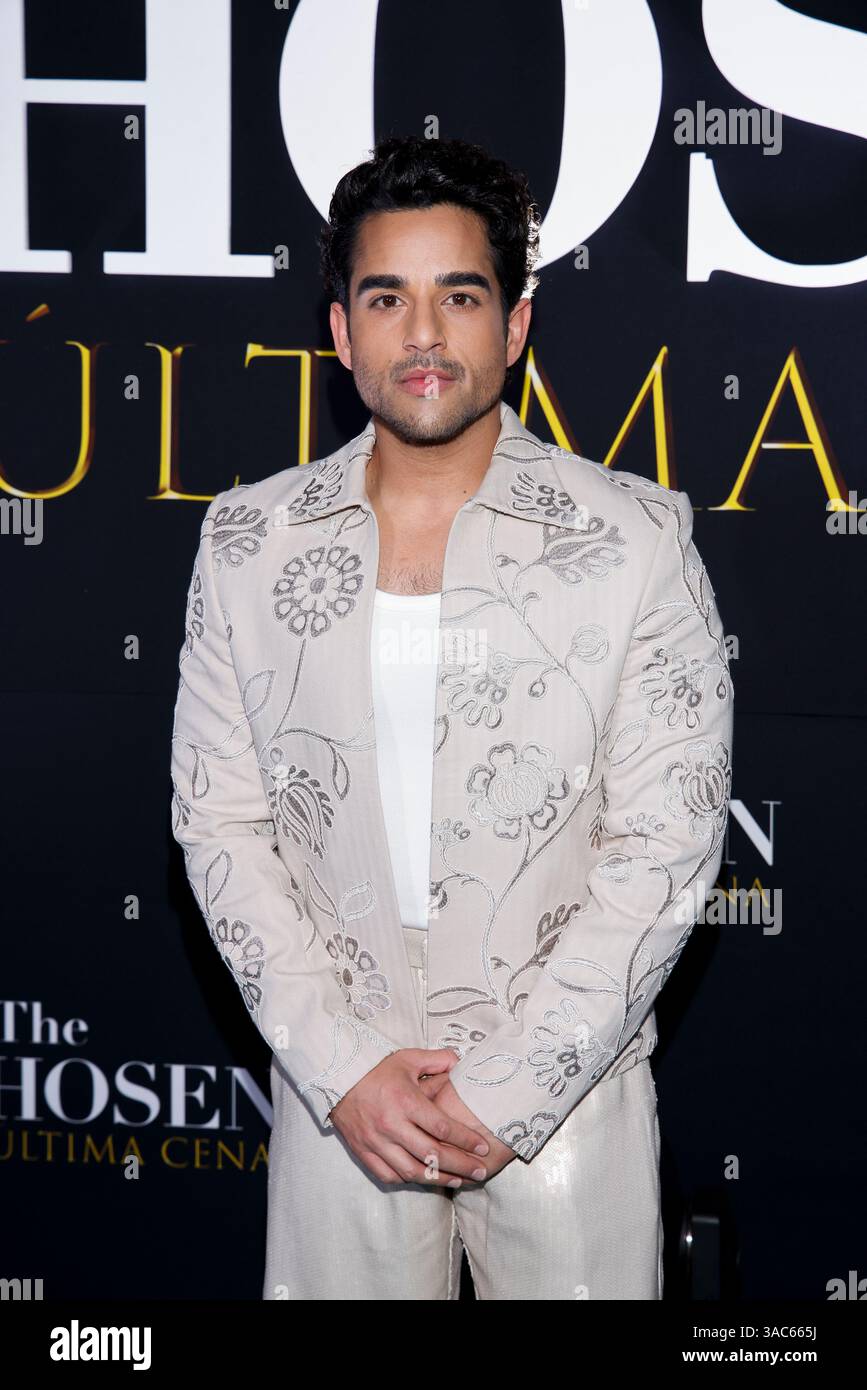 Paras Patel attends The Chosen Season 5 Premiere on April 2, 2025 in ...