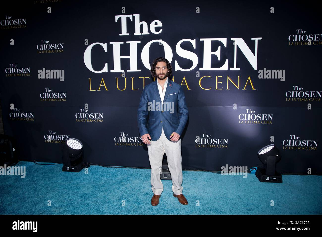 Luke Dimyan attends The Chosen Season 5 Premiere on April 2, 2025 in ...