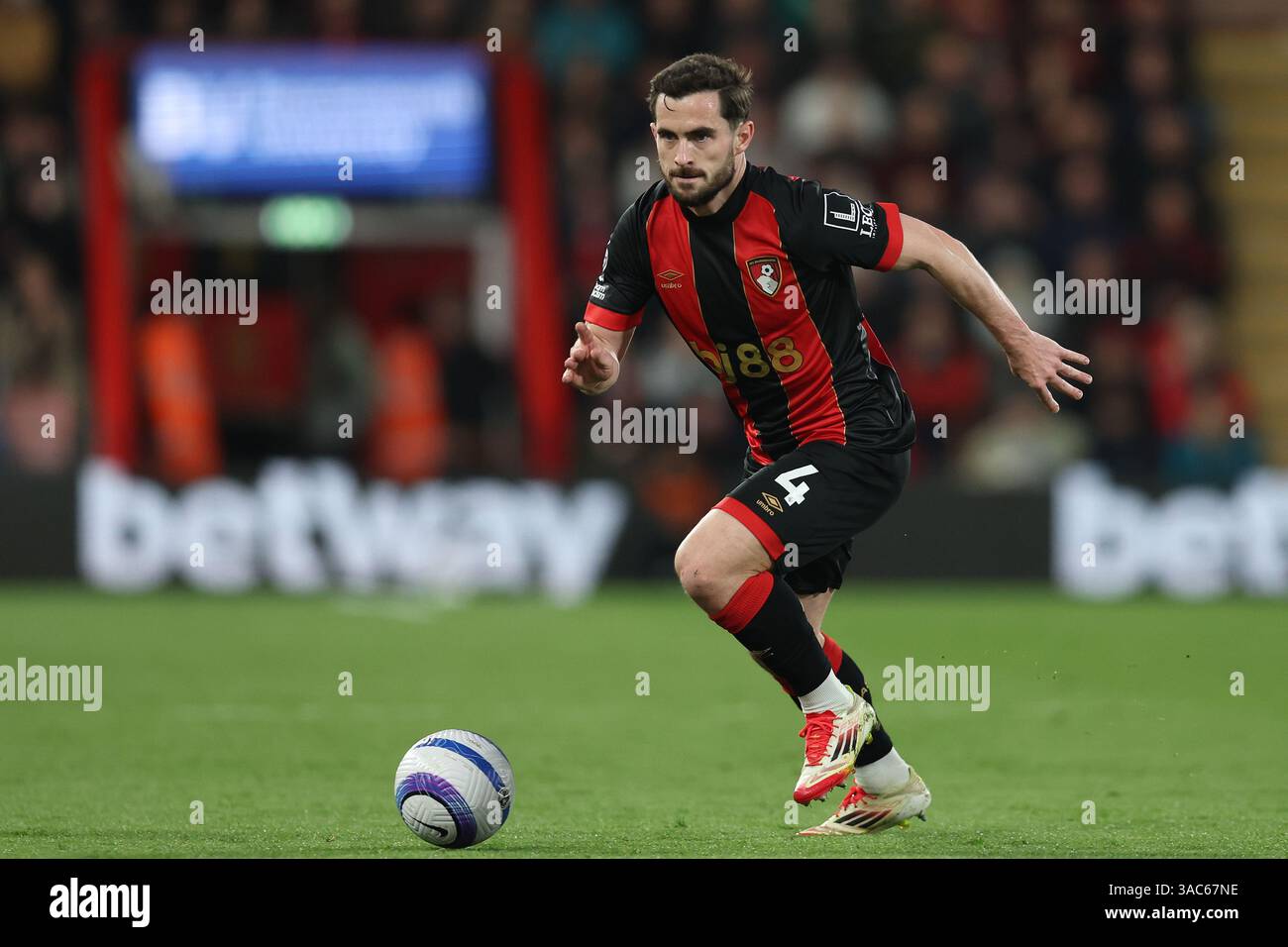 Bournemouth, UK. 2nd Apr, 2025. Lewis Cook of Bournemouth during the ...