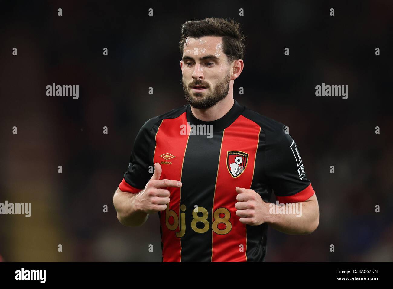 Bournemouth, UK. 2nd Apr, 2025. Lewis Cook of Bournemouth during the ...