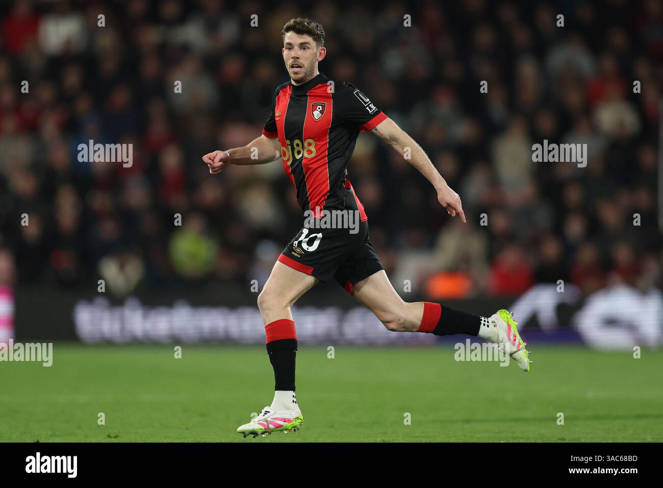 Bournemouth, UK. 2nd Apr, 2025. Ryan Christie of Bournemouth during the ...