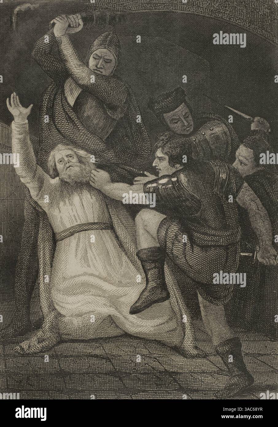 Thomas Becket (1118-1170). Lord Chancellor (1155-1162) and Archbishop ...