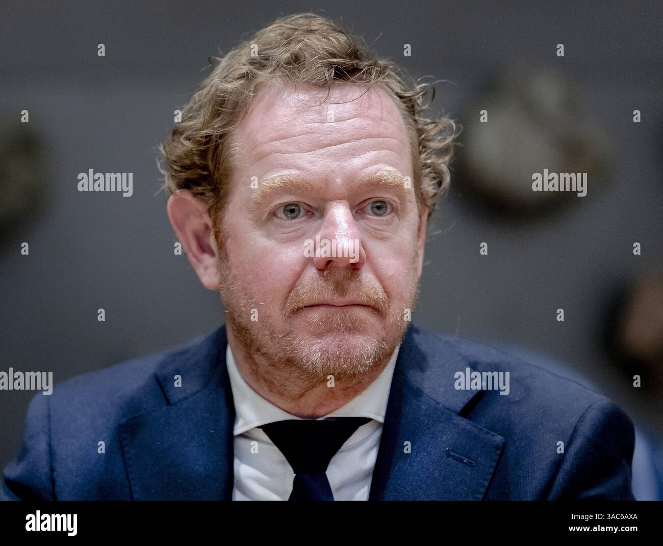 DEN HAAG - David van Weel, Minister of Justice and Security, ahead of a ...