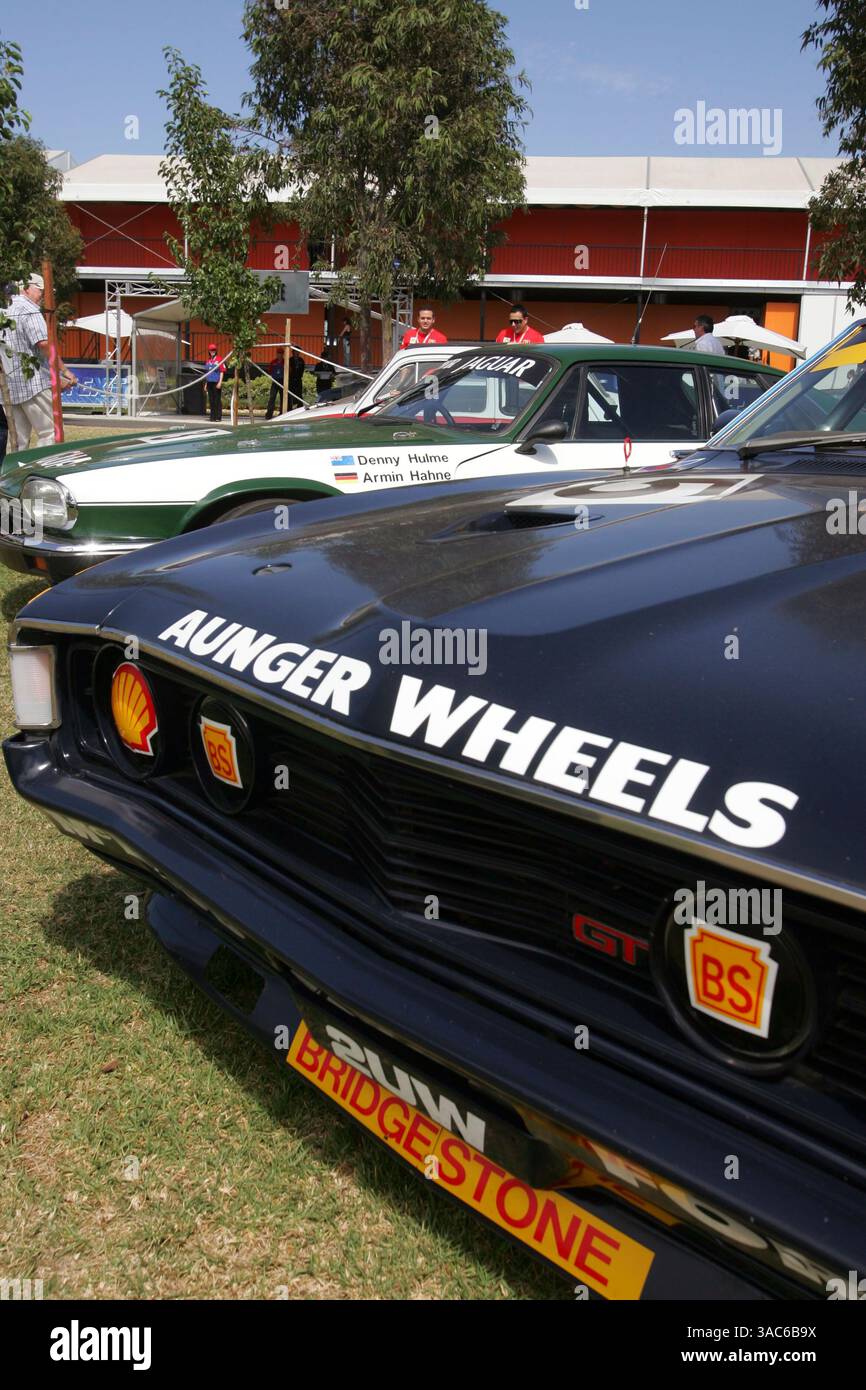 Old Aussie touring car on display...Australian Grand Prix, Rd 1, Race ...