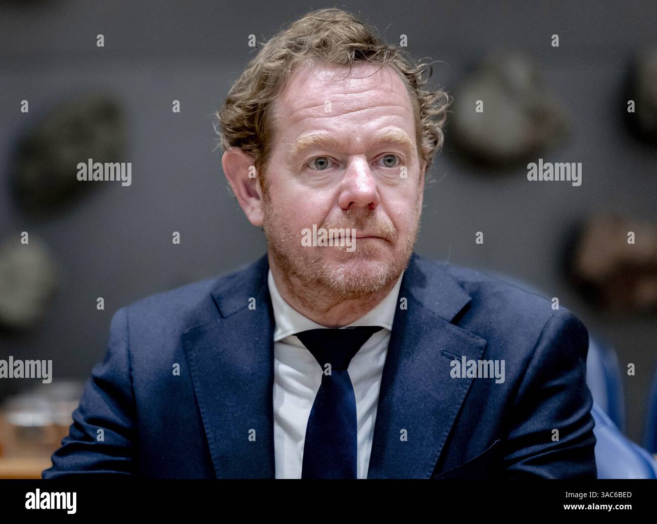 DEN HAAG - David van Weel, Minister of Justice and Security, ahead of a ...