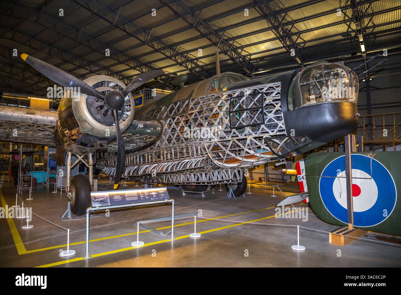 Brooklands-built Vickers Wellington MK1A bomber plane / airplane ...