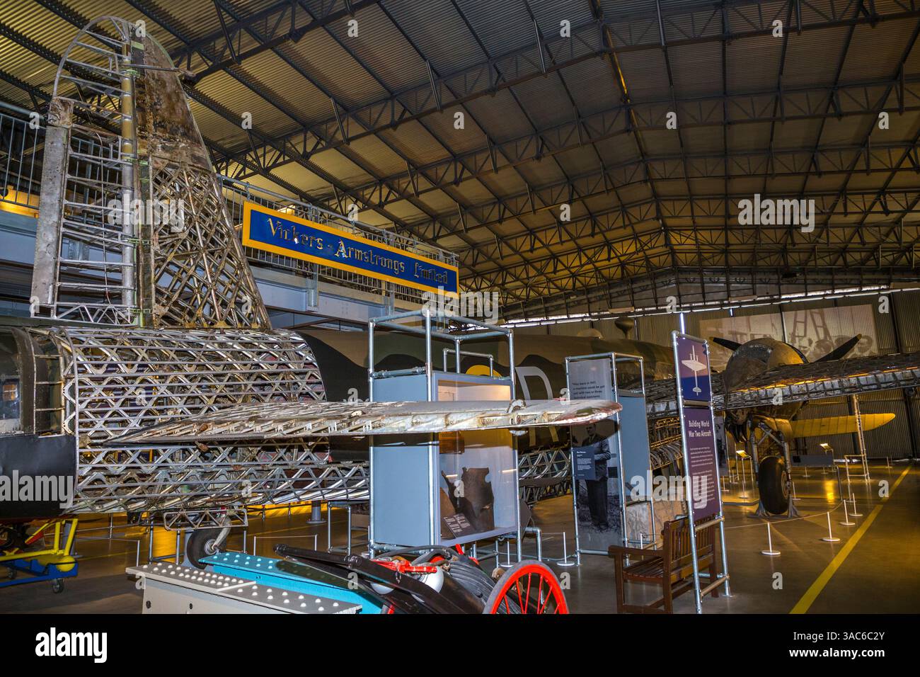 Brooklands-built Vickers Wellington MK1A bomber plane / airplane ...
