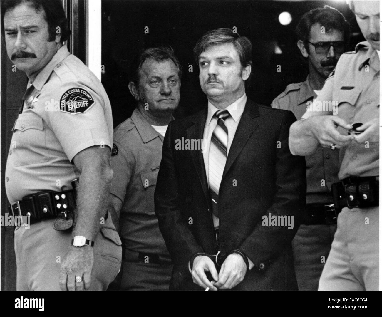 May 24, 1983 - Sacramento, California, USA - Surrounded by Sheriff's ...