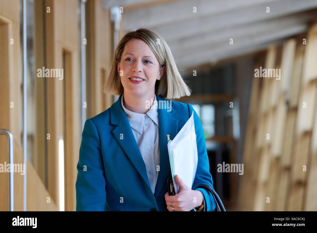 Edinburgh Scotland, UK 03 April 2025. Cabinet Secretary for Education ...