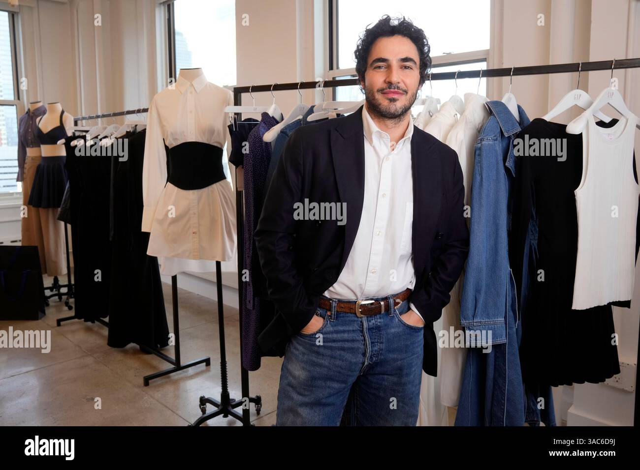 Designer Zac Posen poses for a portrait at the Gap corporate office on ...