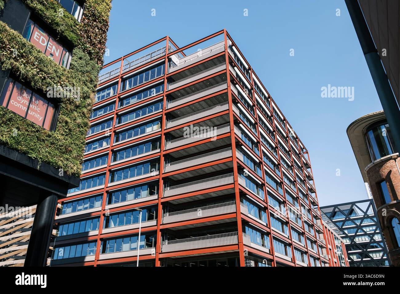Eden - New Bailey, and Two New Bailey, Irwell Strett, Salford, Manchester, UK Stock Photo - Alamy