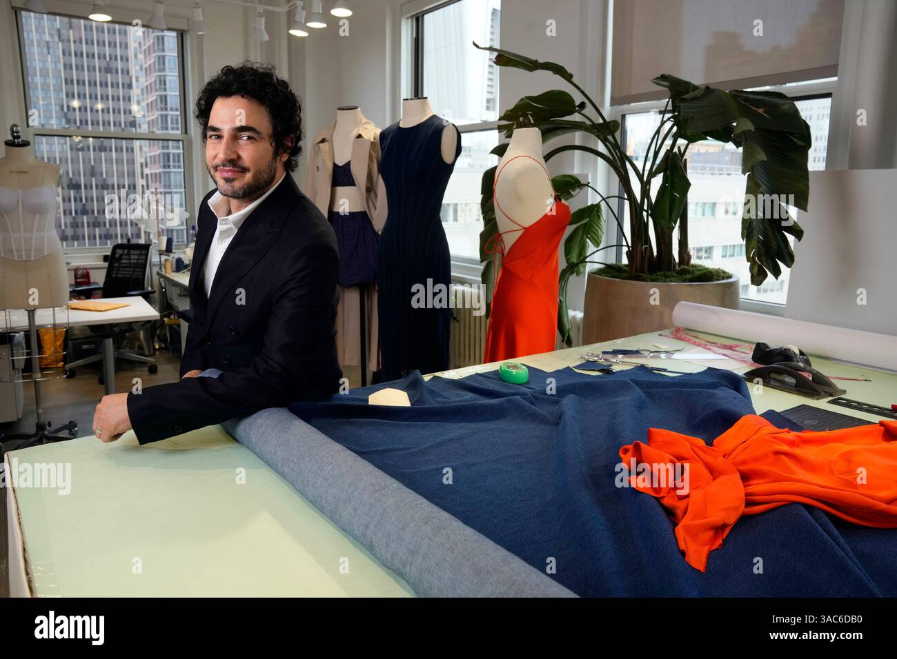 Designer Zac Posen poses for a portrait at the Gap corporate office on ...