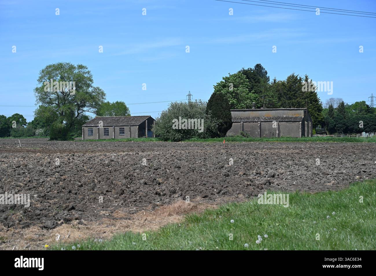 RAF Melbourne forma ww2 military airfield technical site. dinghy store ...