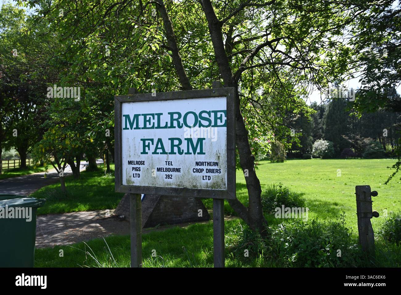 forma RAF Melbourne military airfield, Melrose farm. Melbourne Stock ...