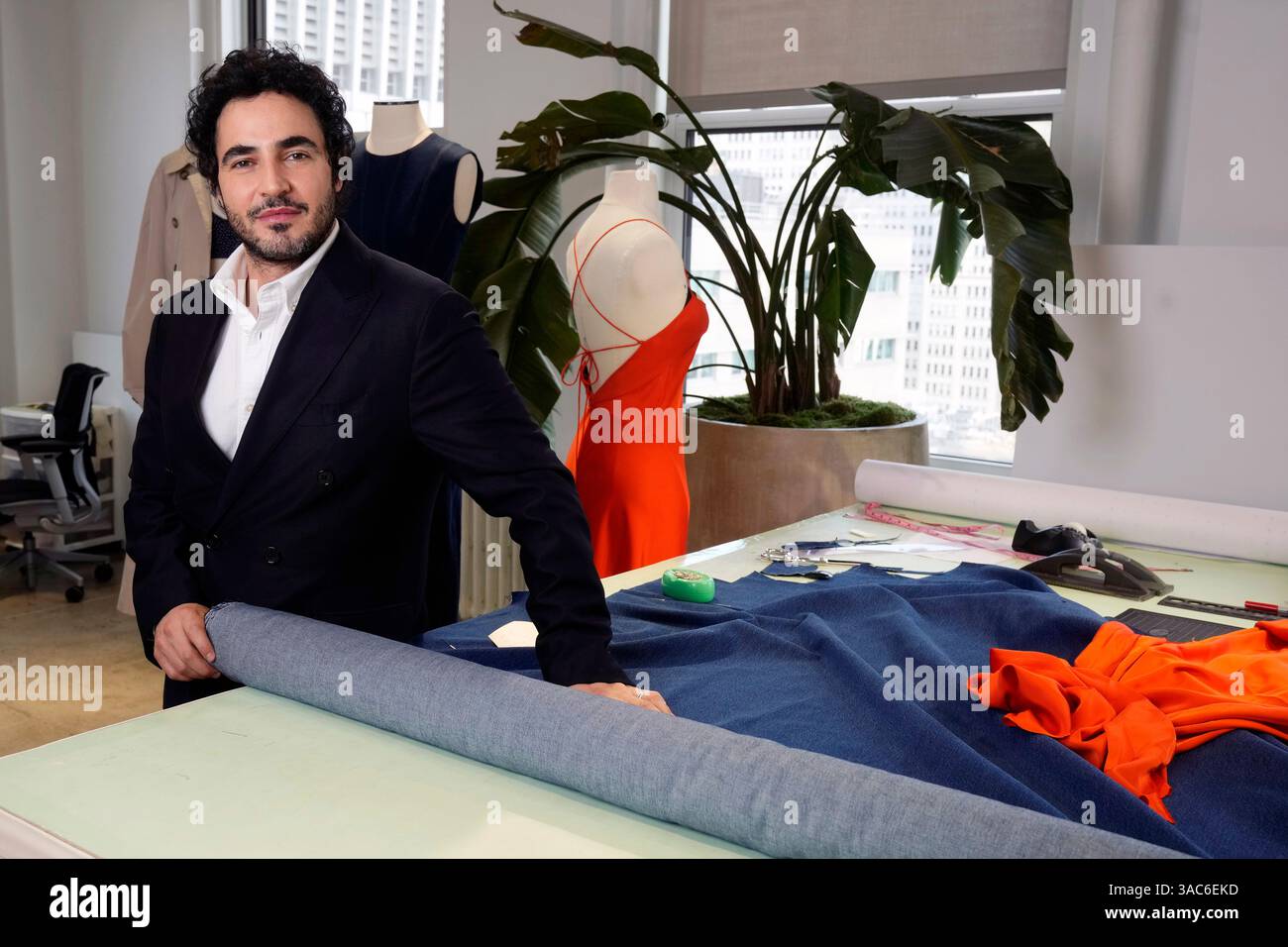 Designer Zac Posen poses for a portrait at the Gap corporate office on ...