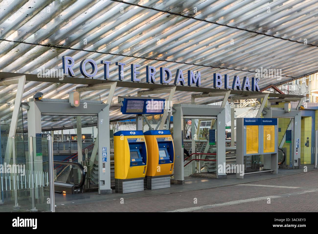 Rotterdam, the Netherlands. 02 February 2025. Enterance Rotterdam Blaak ...