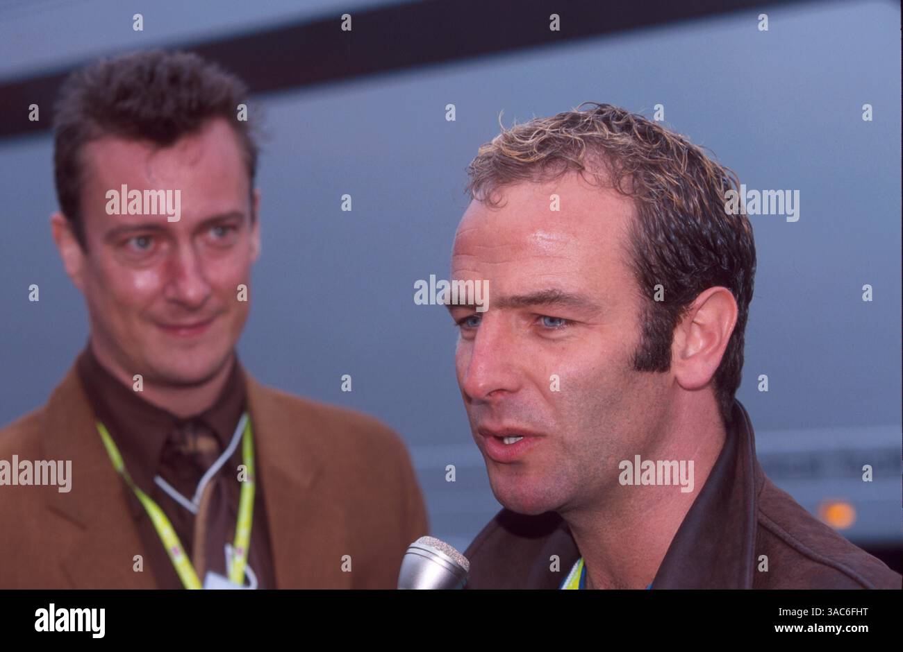 Actors Robson Green, right and Stephen Tompkinson attend the British ...