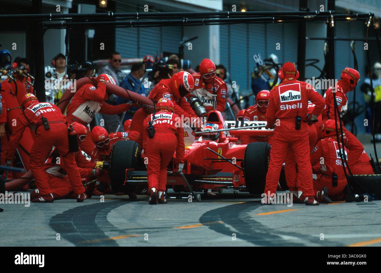 Winner Michael Schumacher(GER) Ferrari F310B..Japanese Grand Prix ...