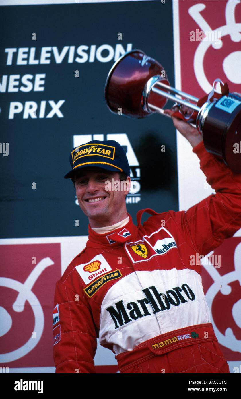 Eddie Irvine(GBR) Ferrari F310B, 3rd place..Japanese Grand Prix, Suzuka ...