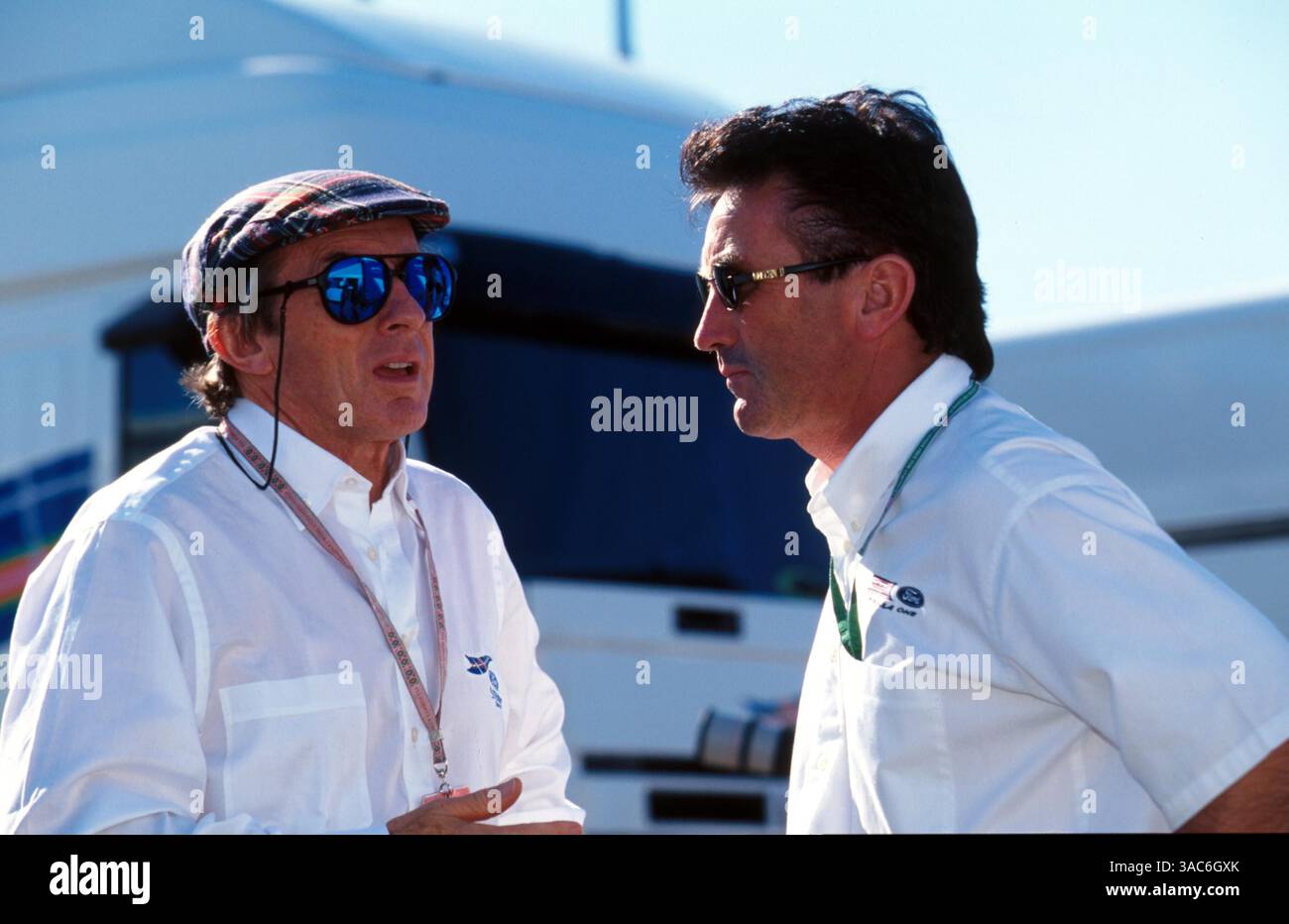 Jackie Stewart (GBR) and Brian Dickie (GBR) Cosworth MD..Formula One ...