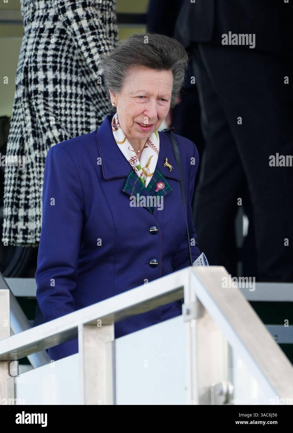The Princess Royal on day one of the Randox Grand National Festival at ...