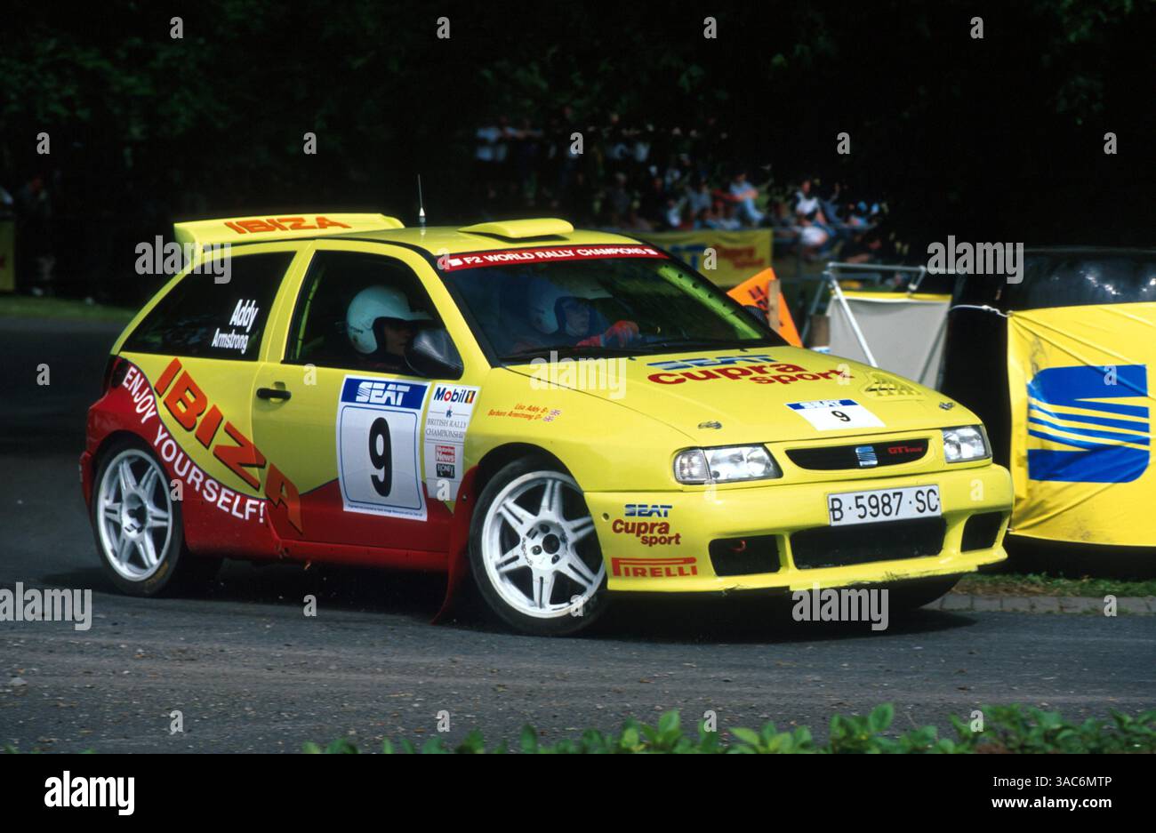 Barbara Armstrong (GBR) with her co-driver Lisa Addy (GBR) Seat Ibiza ...