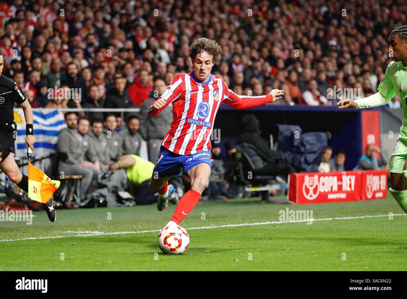 Madrid, Spain. 2nd Apr, 2025. Rodrigo Riquelme (Atletico) Football ...